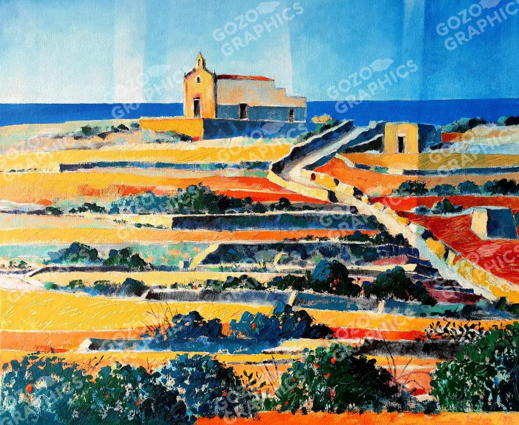 San Dimitri Chapel | Christopher Saliba - Gozo Graphics | Canvas ...