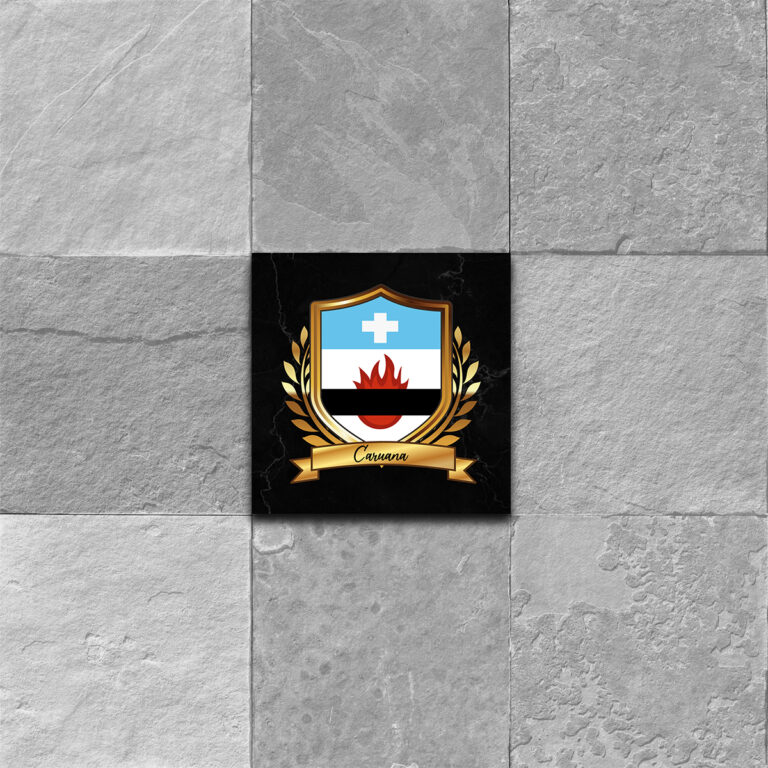 Caruana Coat of Arms Ceramic Tile – Gozo Graphics | Print | Signage | CNC
