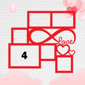 Infinity Love photo frame – Gozo Graphics | Print | Signage | CNC