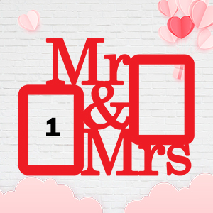 Mr & Mrs photo frame - Gozo Graphics | Canvas | Print | Signage | CNC