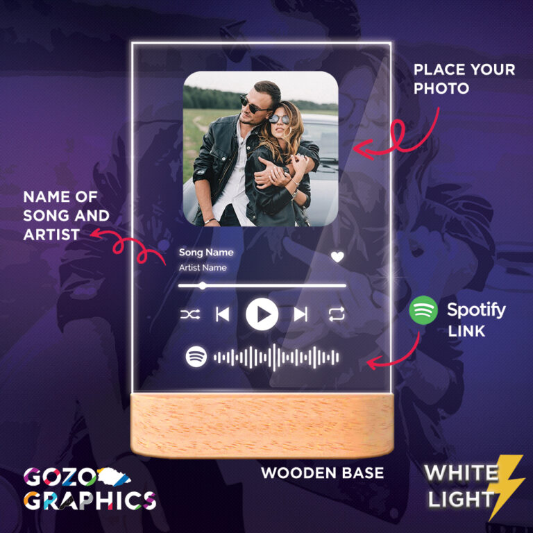 🌟Personalized Spotify lamp – Gozo Graphics | Print | Signage | CNC