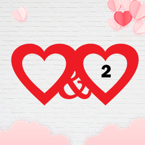 Two Hearts photo frame – Gozo Graphics | Print | Signage | CNC