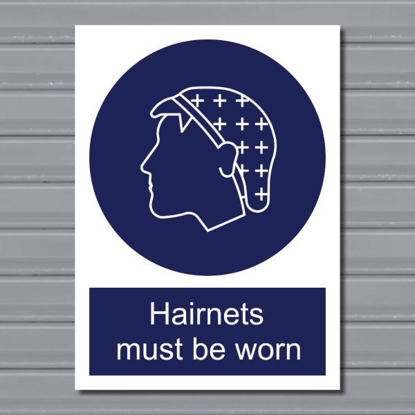 Hairnets Must Be Worn – Mandatory PPE Sign - Gozo Graphics | Canvas ...